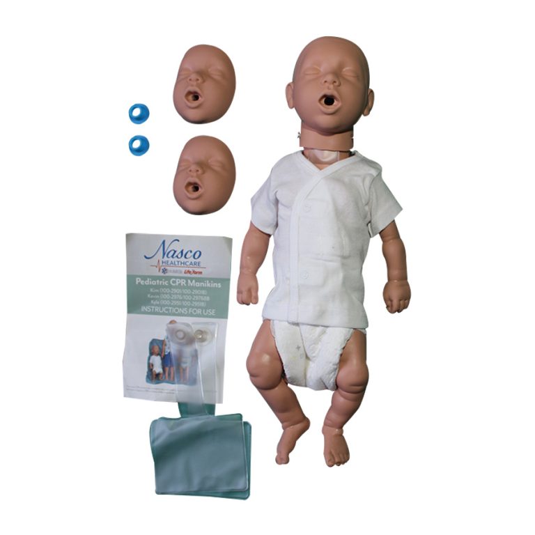 Kim Newborn CPR Manikin with Carry Bag - Lifelike Infant Simulation
